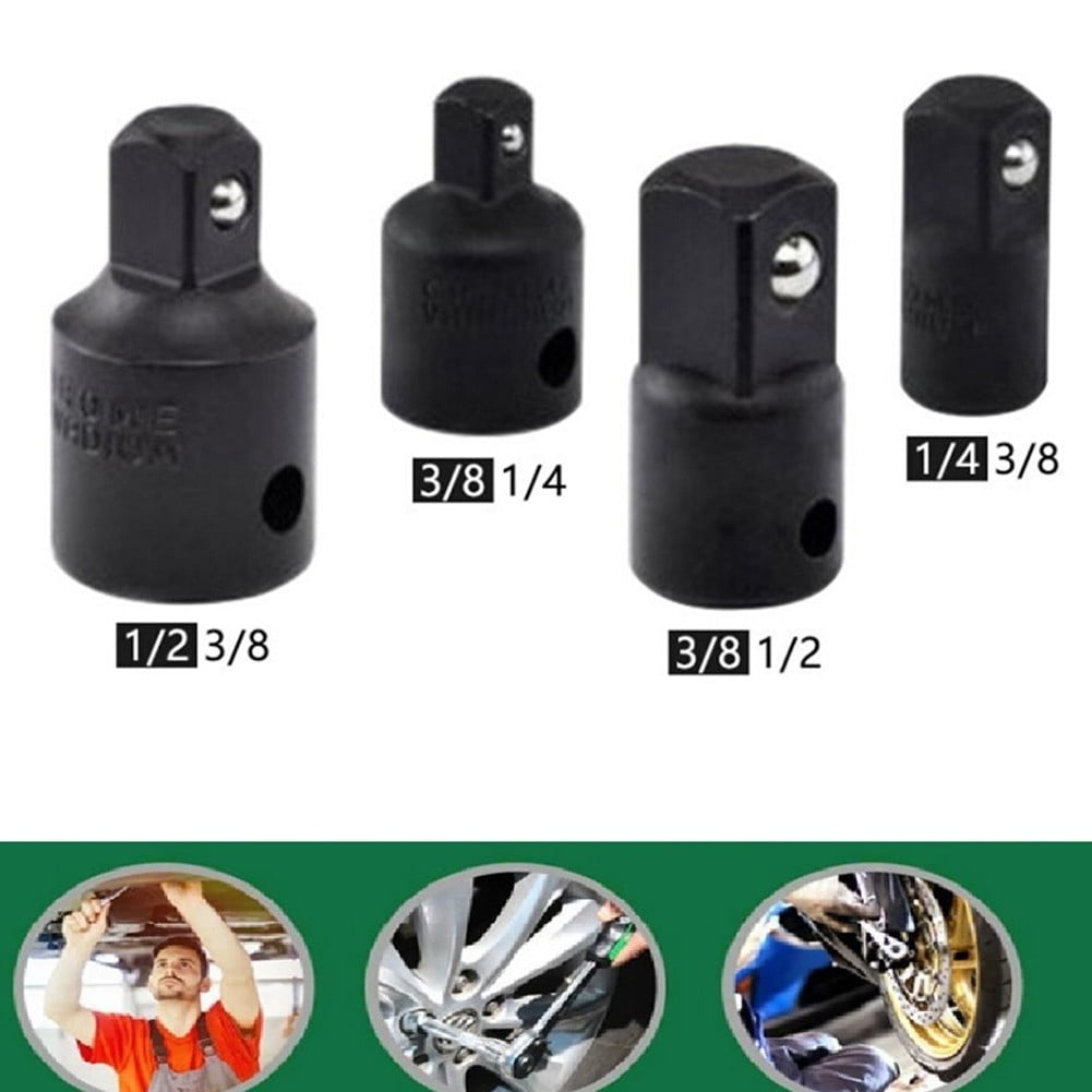 1 4 3 8 1 2 Ratchet Wrench Socket Adapter Converter Drive Reducer Air ...