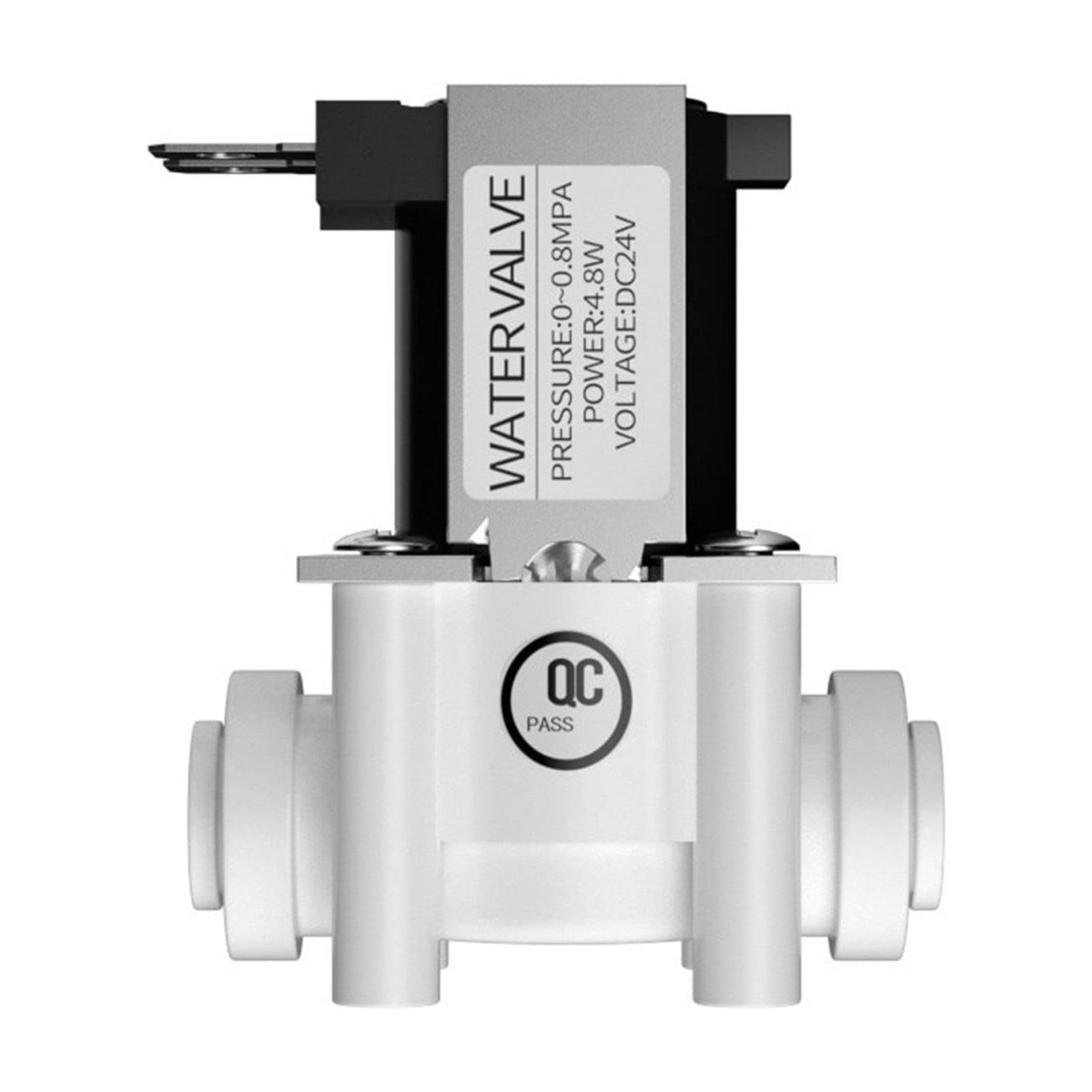 1/4'' 3/8'' OD PE Tube Plastic NC Solenoid Valve DC Electric Controller ...