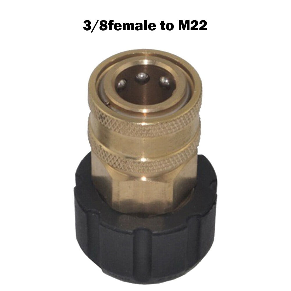 1/4 3/8 Quick Connect Female to M22 14 15 Female Pressure Washer ...