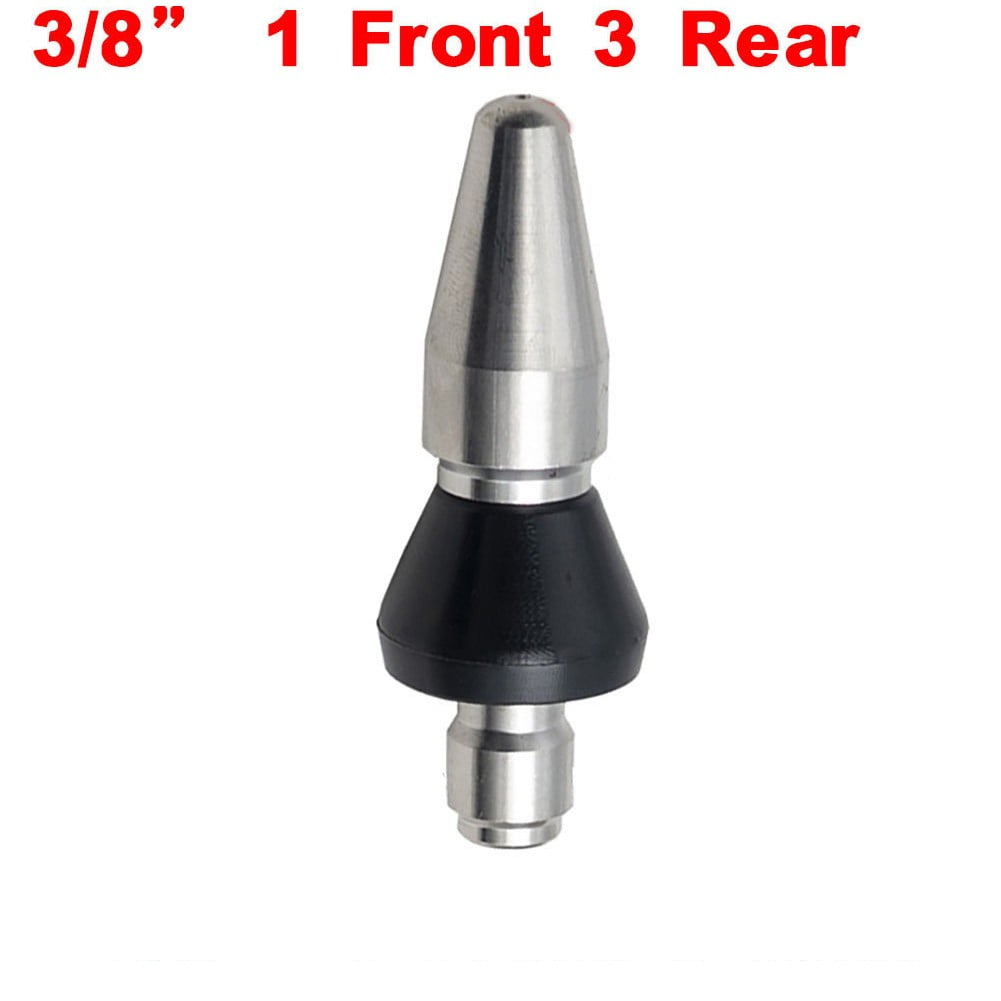 1/4'' 3/8" Sewer Jetter Nozzle Pressure Washer Drain Cleaner Pipe ...