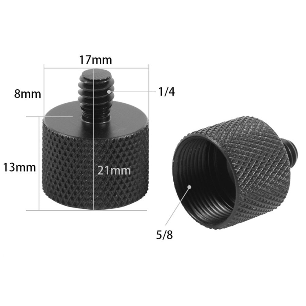 1/4 3/8 To 5/8 Female Male Threaded Screw Mount Adapter for Tripod ...