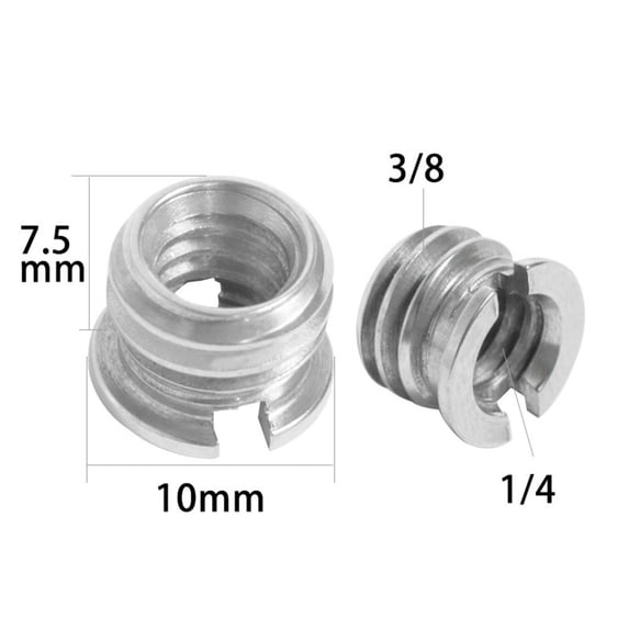 1/4 3/8 to 5/8 Female Male Threaded Screw Mount Adapter for Tripod ...