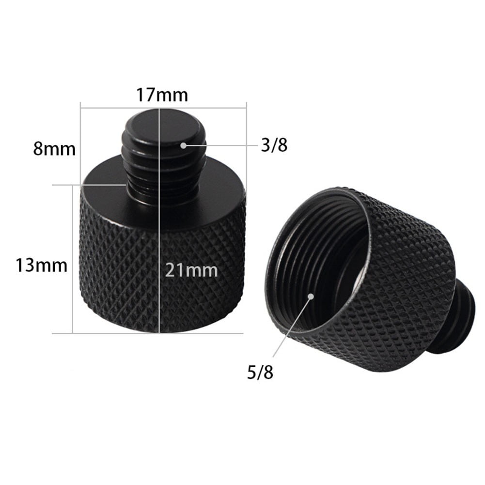 1/4 3/8 to 5/8 Female Male Threaded Screw Mount Adapter for Tripod ...