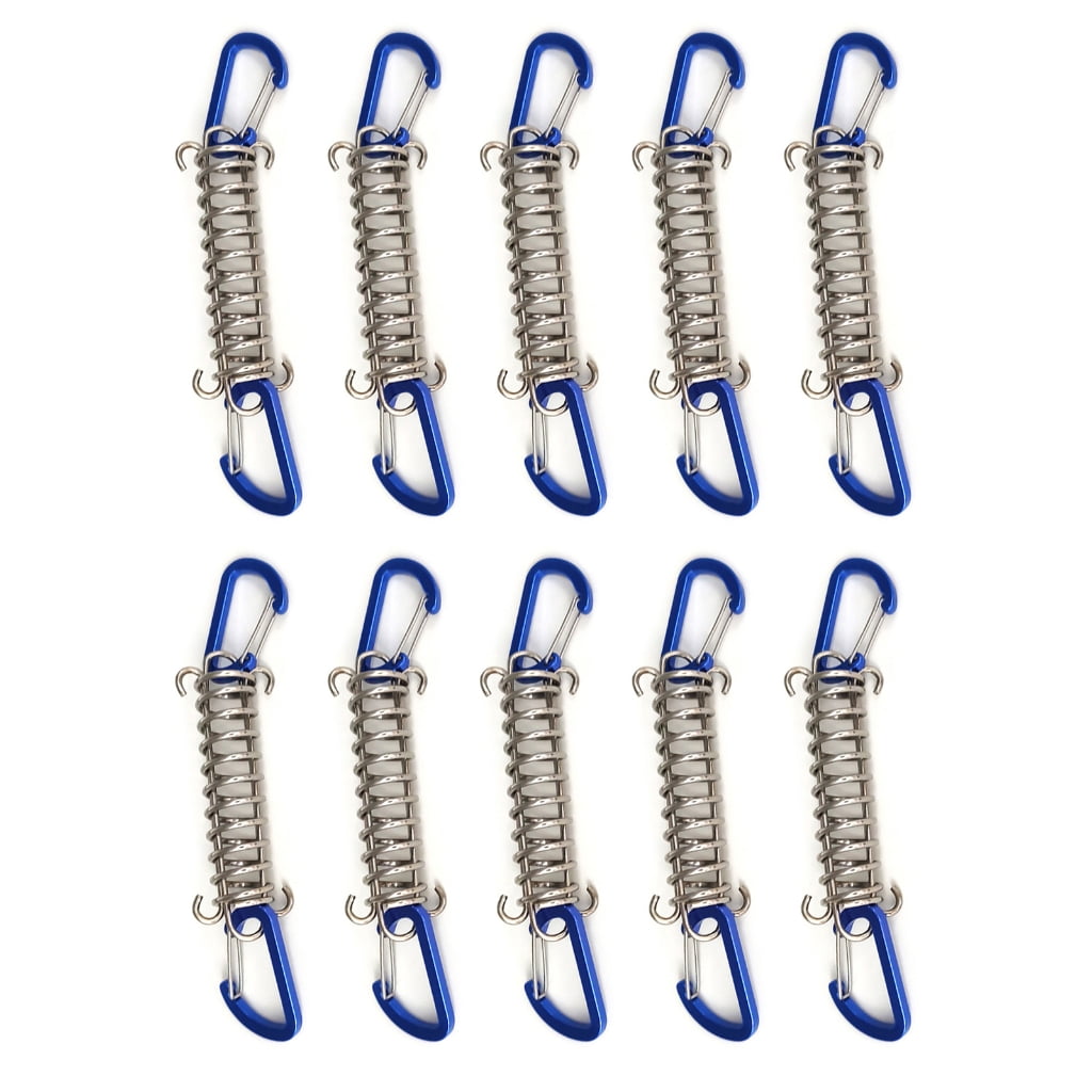 1/4/5/6/10Pcs Stainless Steel Rope Buckle Spring Hook Buckle Tent ...