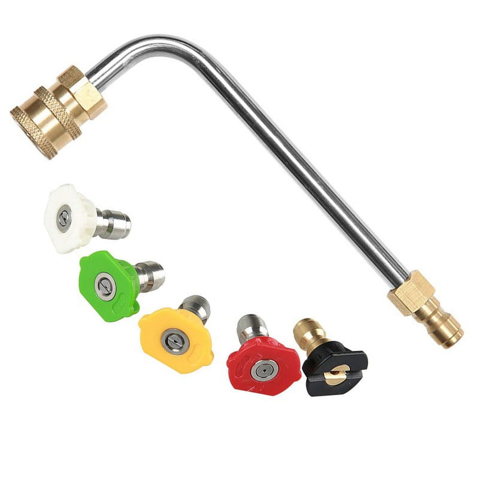 1/4" 5000PSI Power Pressure Water Washer Wand Lance Extension Spray Rod ...