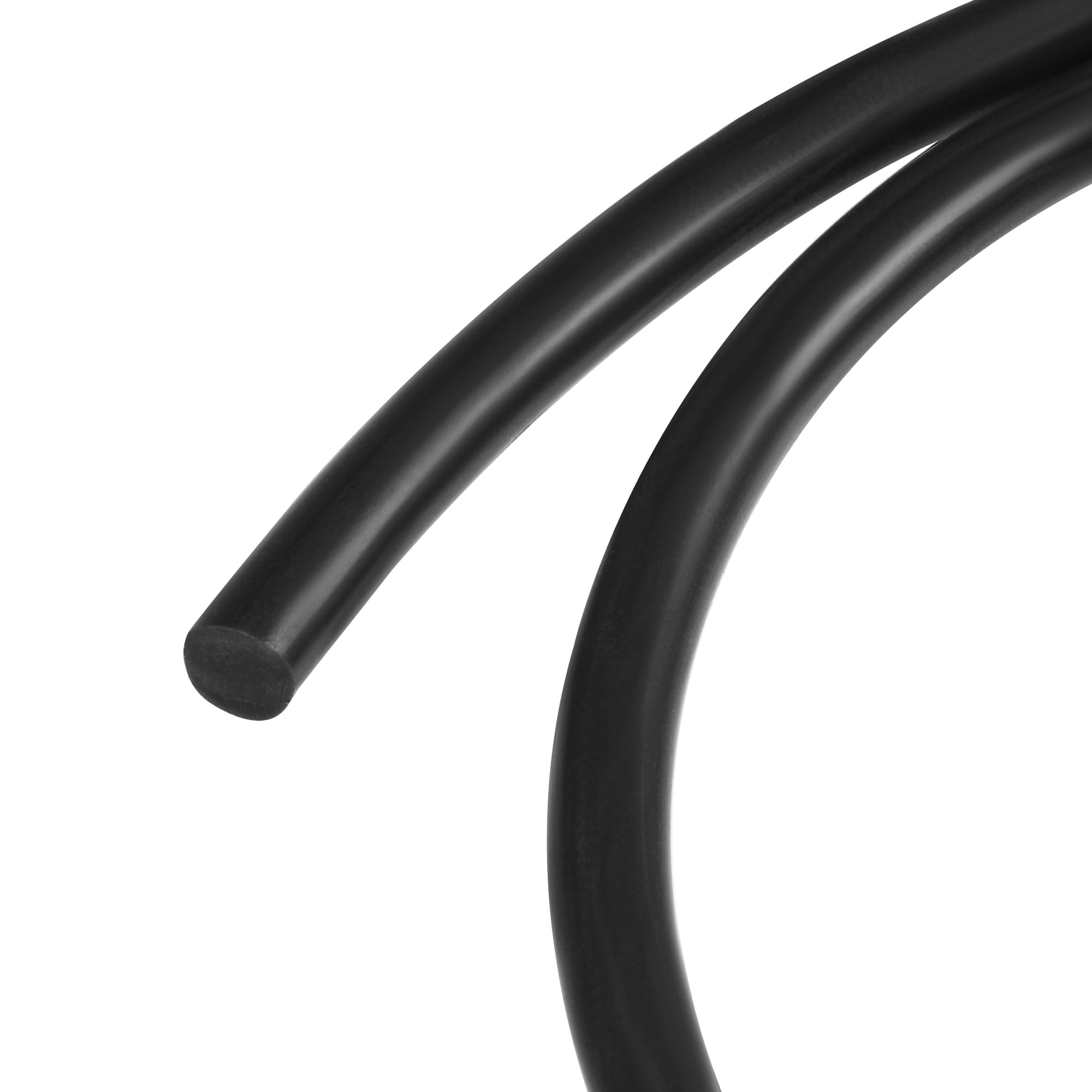 1/4" 5ft Black Silicone Bending Insert Hard Tube Soft for Rigid PETG ...