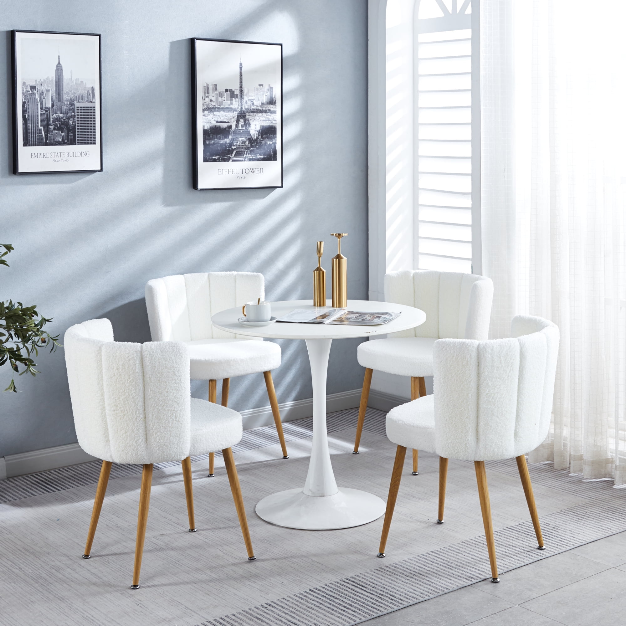 1+4,5pieces table and chair,white dining sets,kitchen sets,coffee sets ...