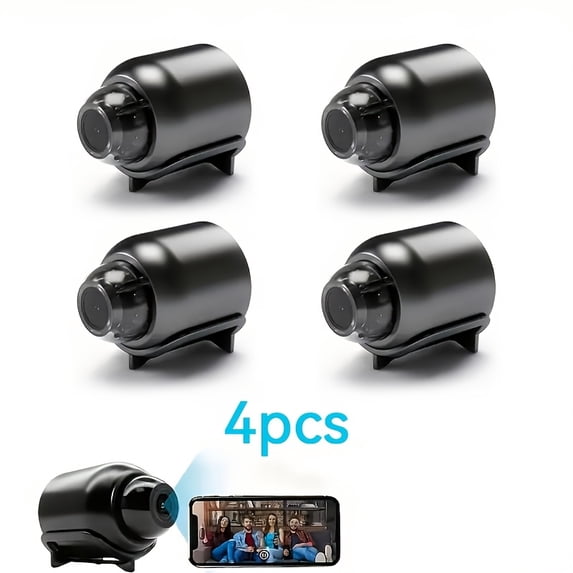 1/4/6/8/12pcs Set 1296P Ultra HD Security Monitor, Night Vision, Two ...