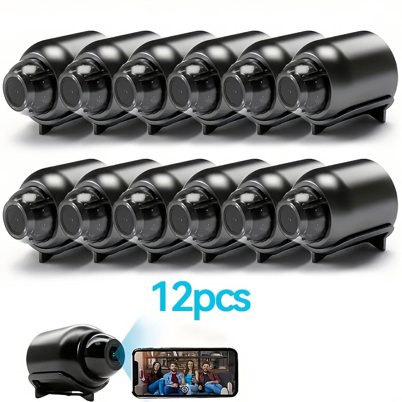 1/4/6/8/12pcs Set 1296P Ultra HD Security Monitor, Night Vision, Two ...