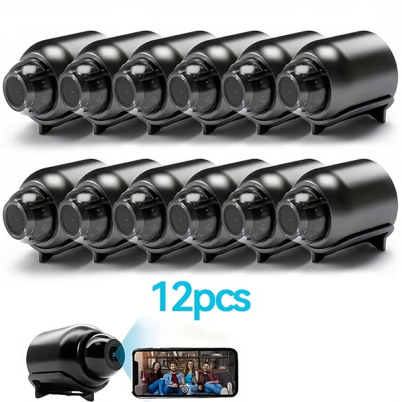 1/4/6/8/12pcs Set 1296P Ultra HD Security Monitor, Night Vision, Two ...