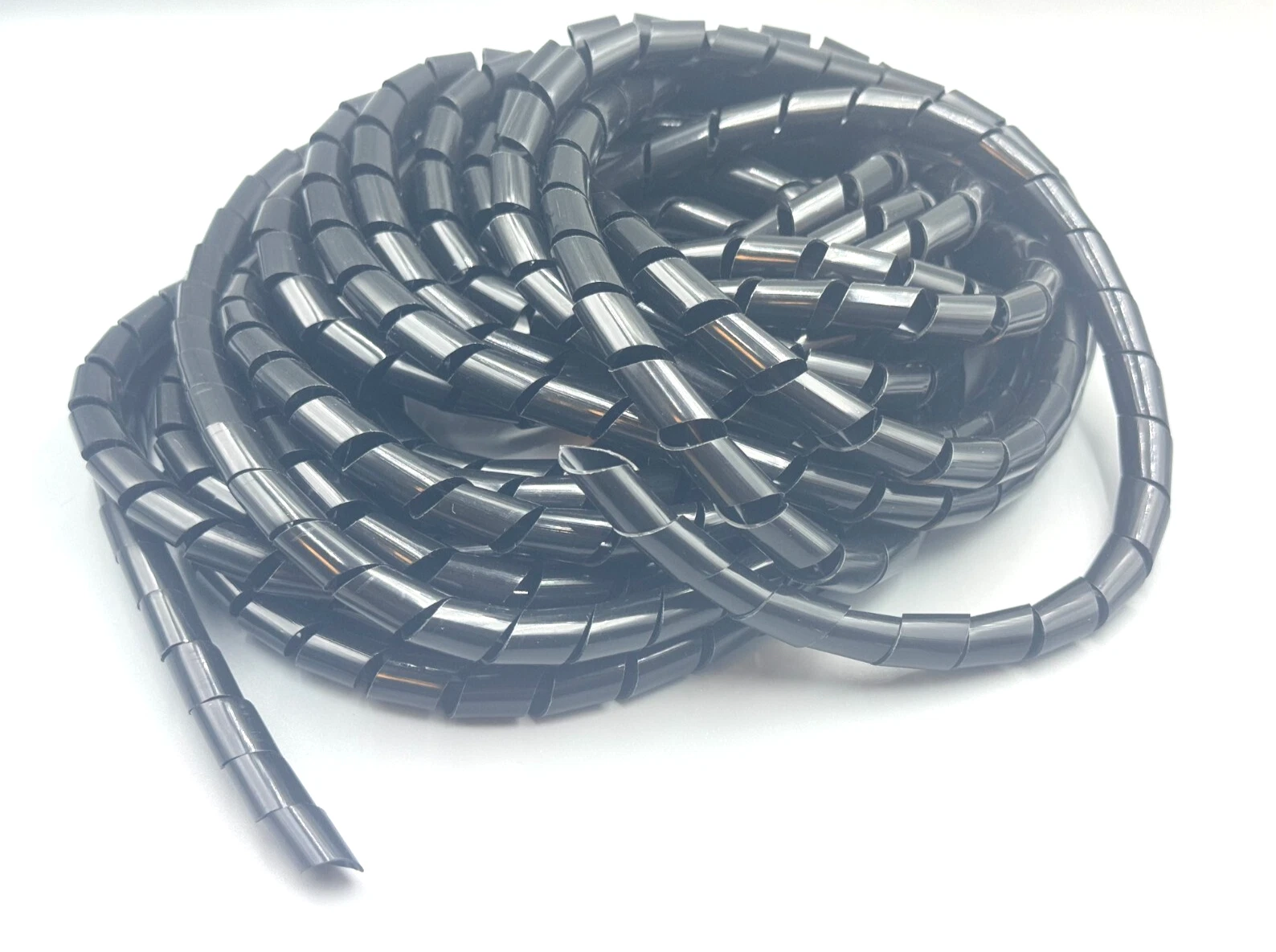 1/4" (6Mm) Diameter X 50 Ft Long Spiral Cable Protective Wrap Sheath ...