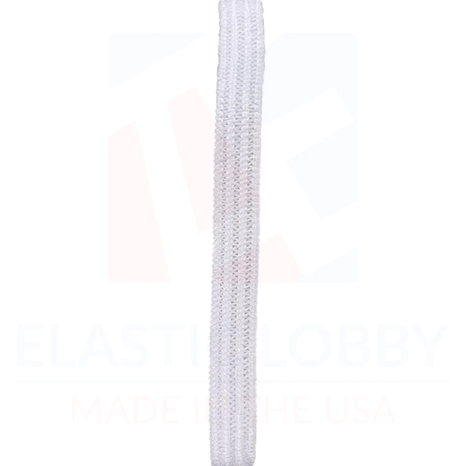 1/4" (6mm) Latex-Free White Knitted Elastic - US Made - 10 yards ...