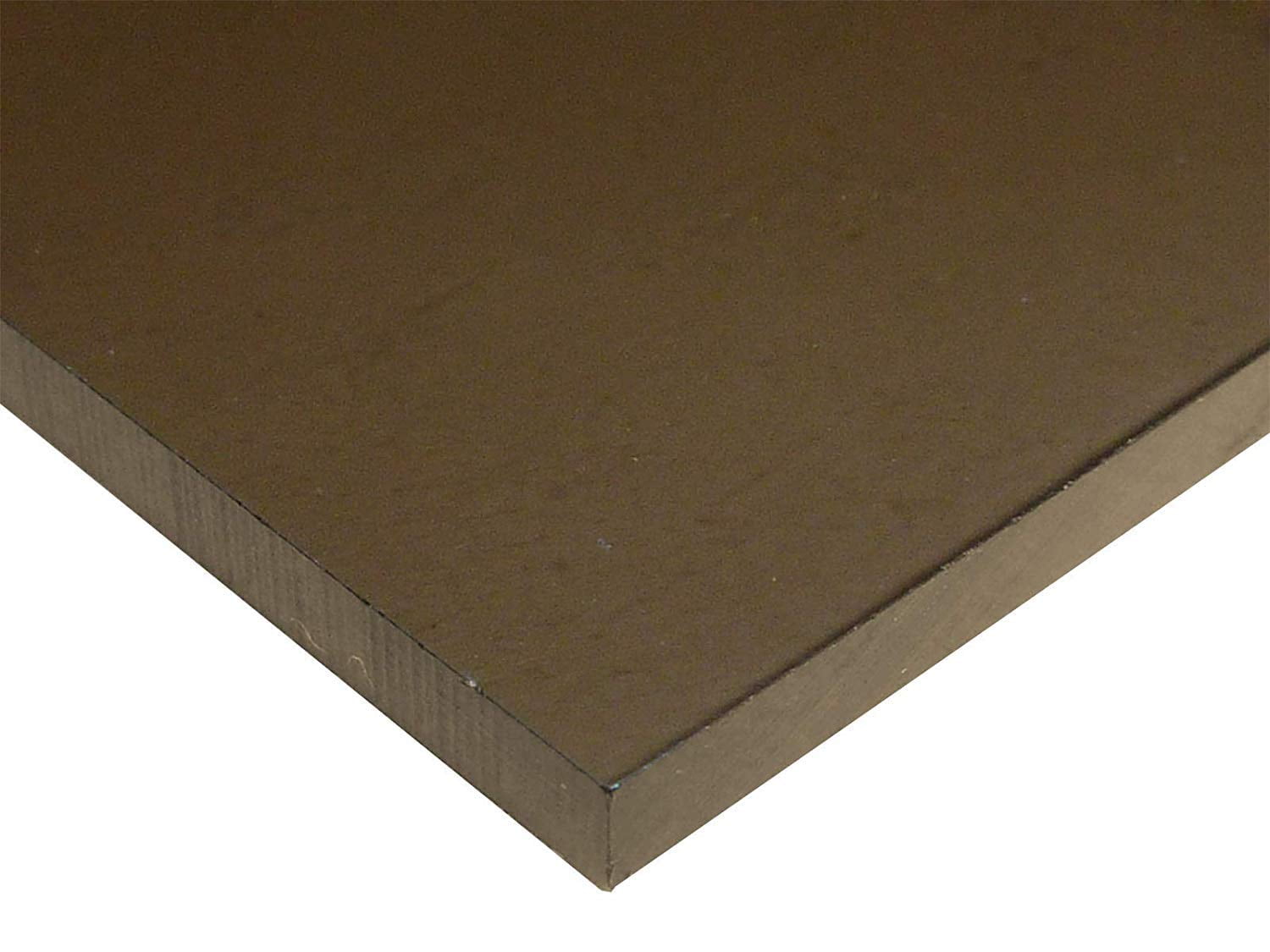 1/4" (6mm) Light Tinted Bronze 12"x12" Nominal Size Translucent Acrylic ...