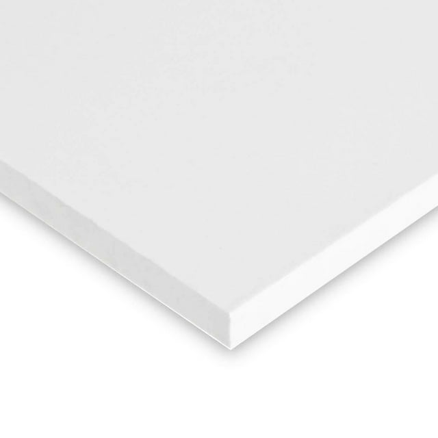 1/4" (6mm) x 12" x 24", PVC Expanded Plastic Sheet, White - Walmart.com