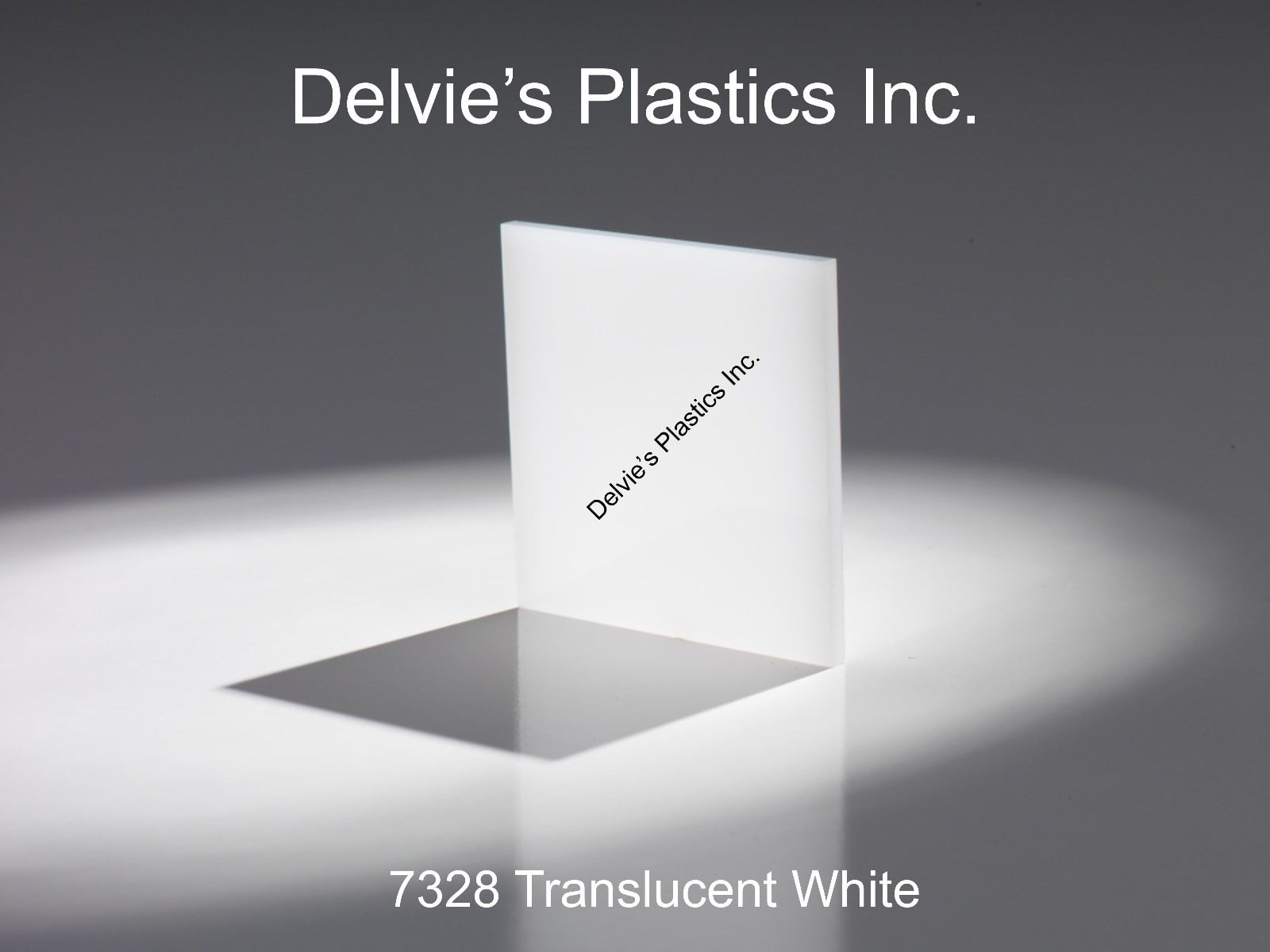 1/4" 7328 Translucent Bright White Cell Cast Acrylic Sheet 24" x 24 ...