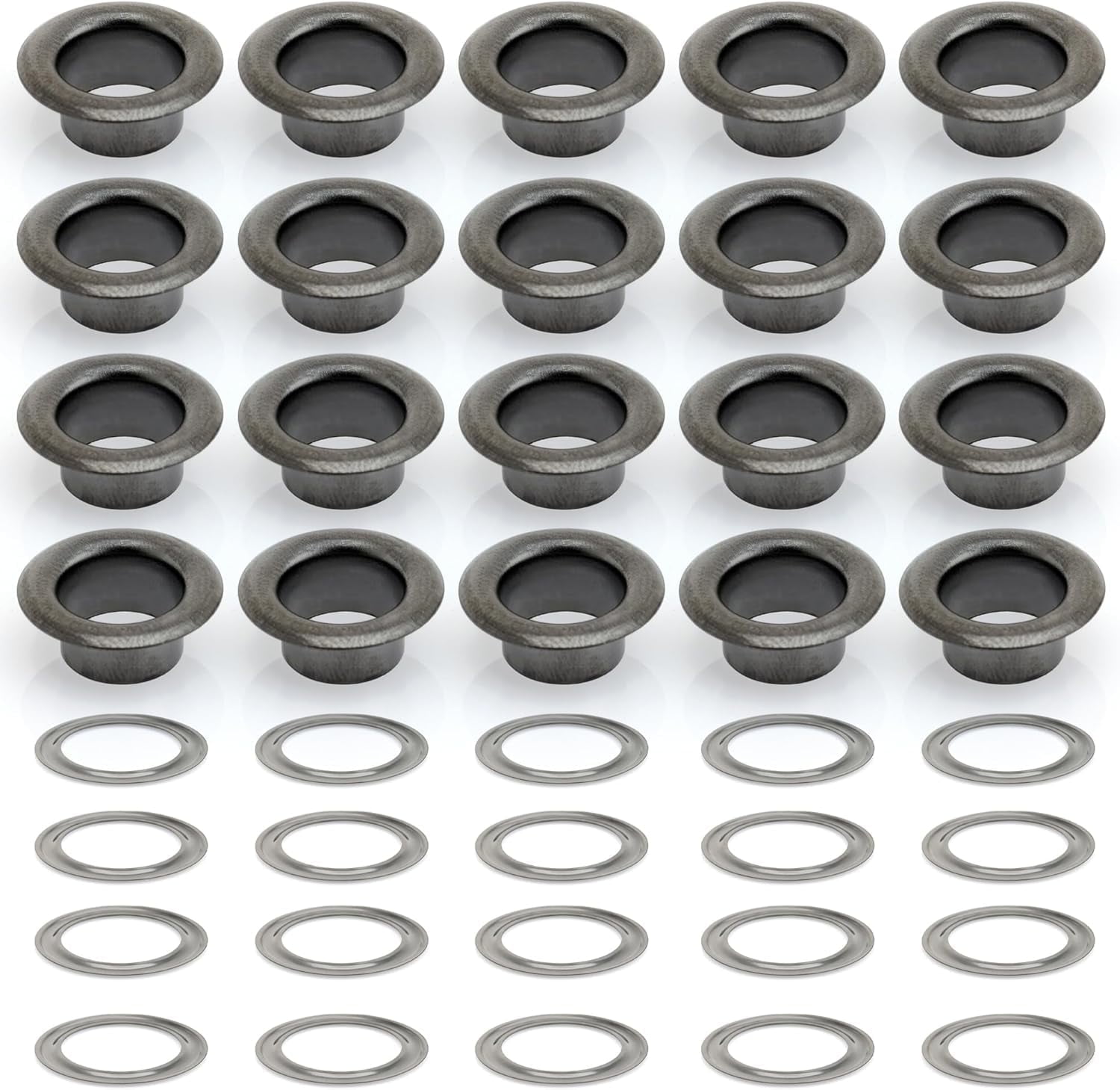 1/4" (7MM) Hole Size Metal Grommets Eyelets with Washers for Bead Cores ...