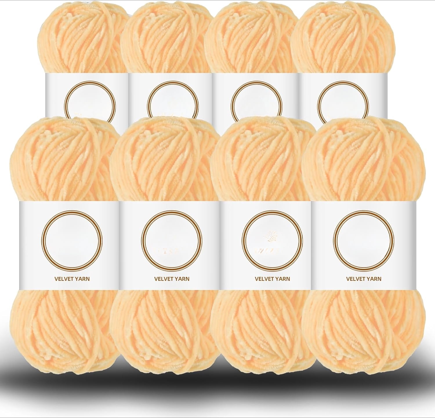 1/ 4/ 8 skeins 6mm 3.5 Oz/Skein Soft Chenille Yarn Velvet Yarn Blanket ...