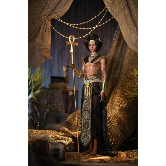1/4 BJD Doll Morty E Ancient Egyptian Ra Deity Full Set W/ Costume Wig ...