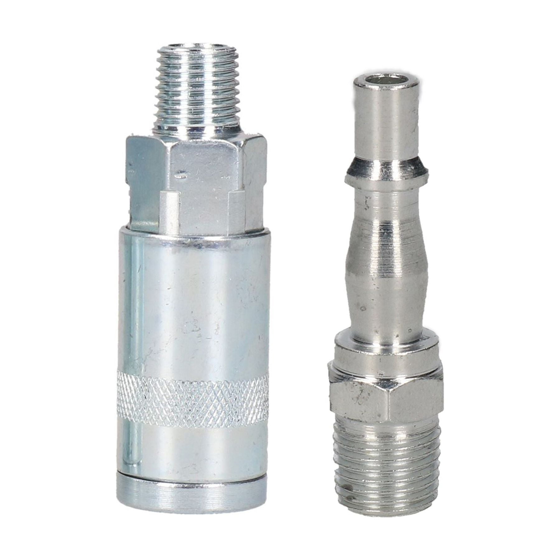 1/4" BSP Air Line Fitting Female Coupler Male Thread & Male Plug Male ...