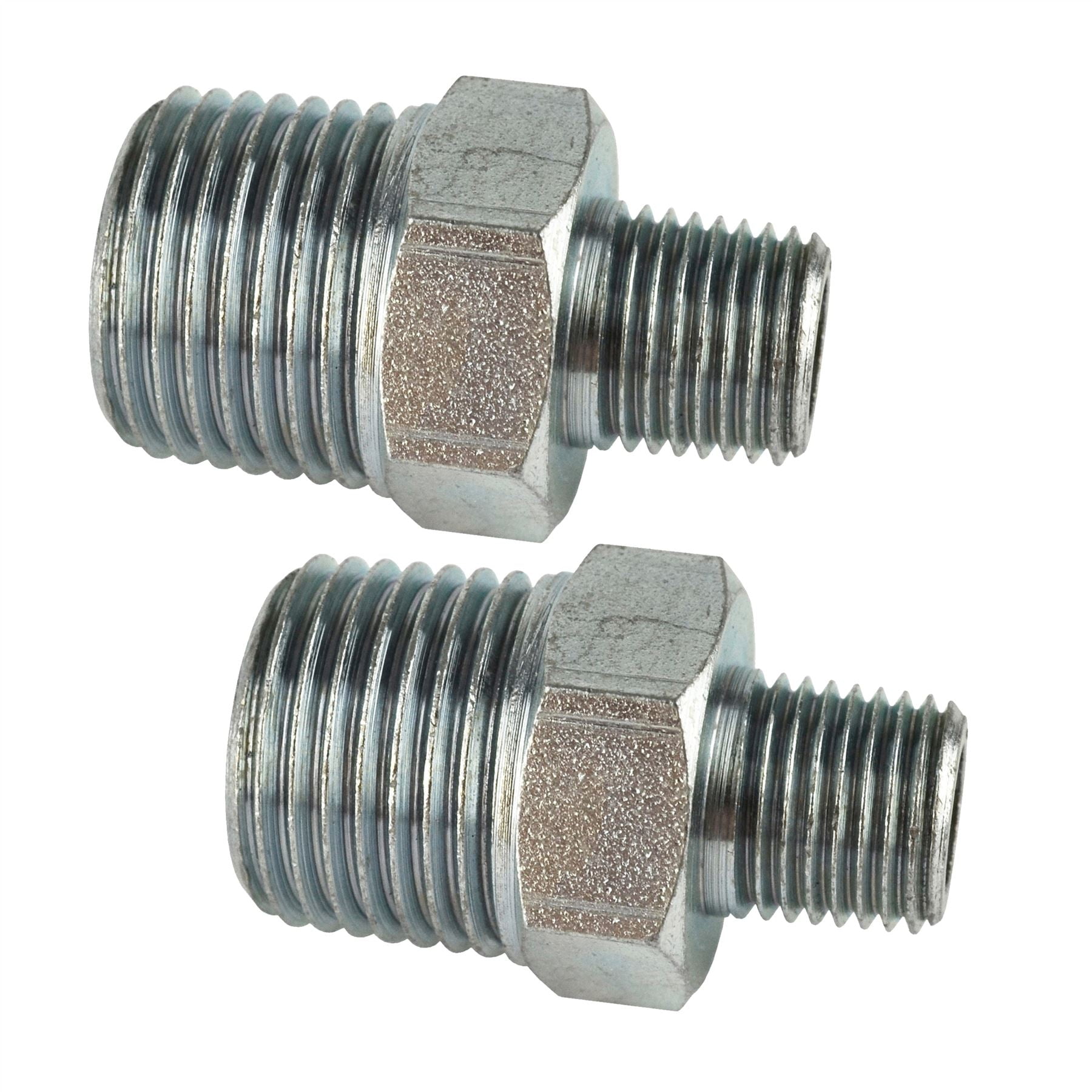 1/4" BSP Male to 3/8" BSP Male Step Up / Down Union Air Fittings 2 PACK FT046 - Walmart.com