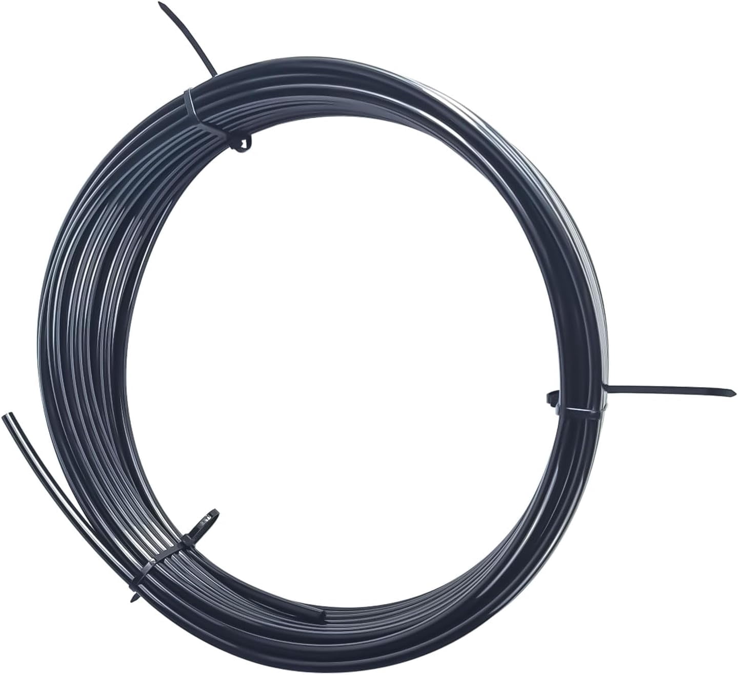 1/4" Black Nylon Air Line Tubing - 32.8 FT Air Hose, DOT Approved for ...