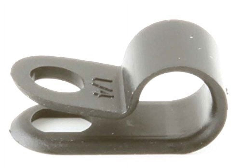 1/4" Black Nylon Cable Clamps - (pack of 50) - Walmart.com