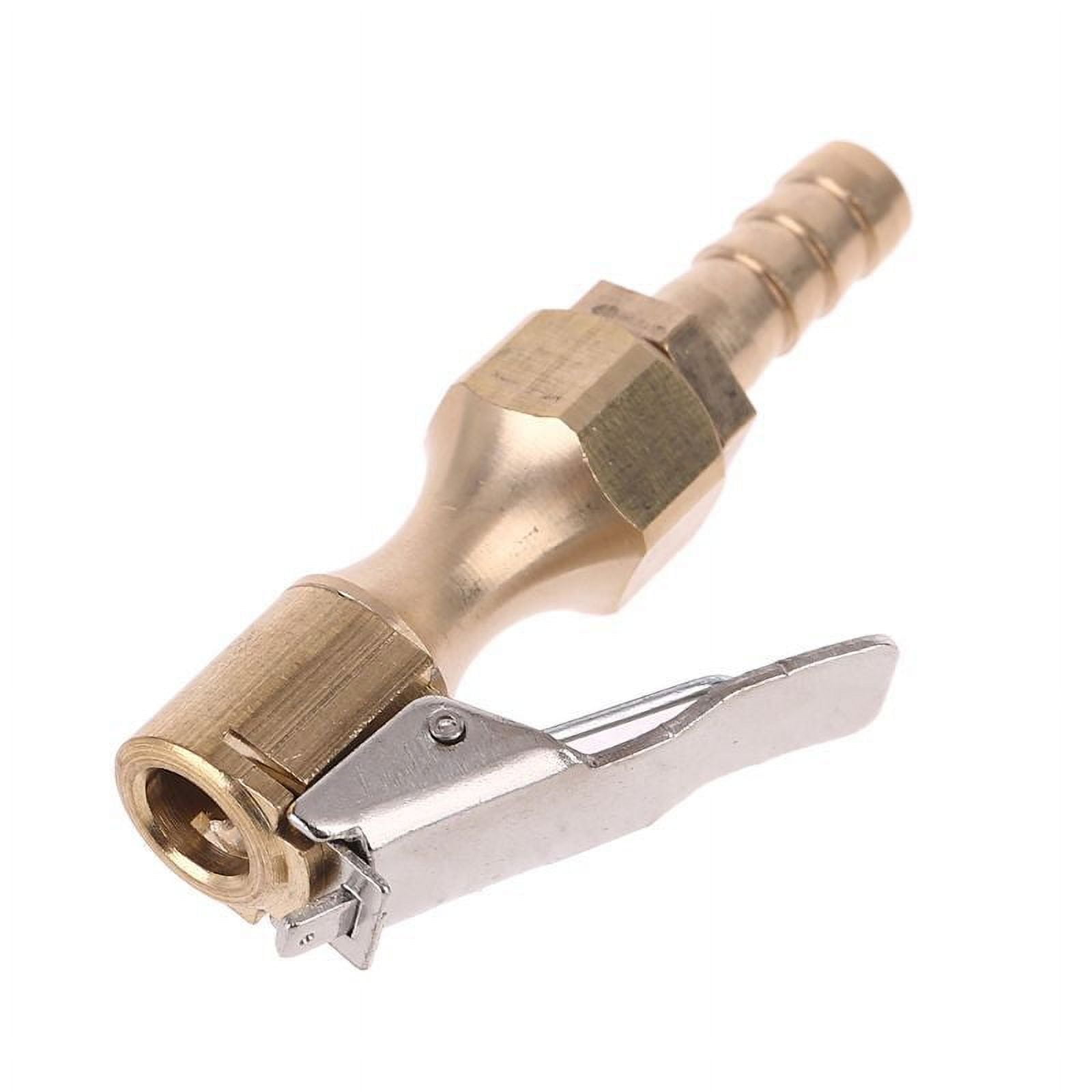 1/4" Brass Tire inflator Locking on Air Chuck Air Compressor Pump ...