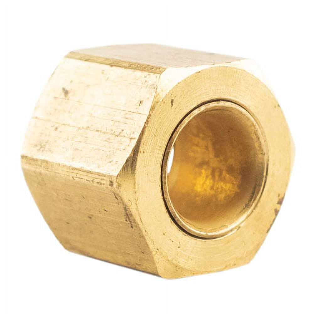 1/4" Compression Nut & Ferrule Combo for 1/4" OD Tube Brass Captive ...