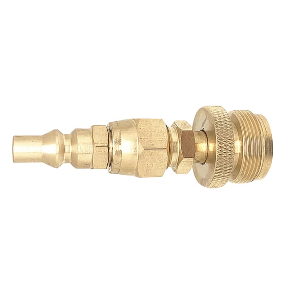 1/4" Connect to 1lb Propane Gas Tank Adapter Easy Assembly Brass for ...
