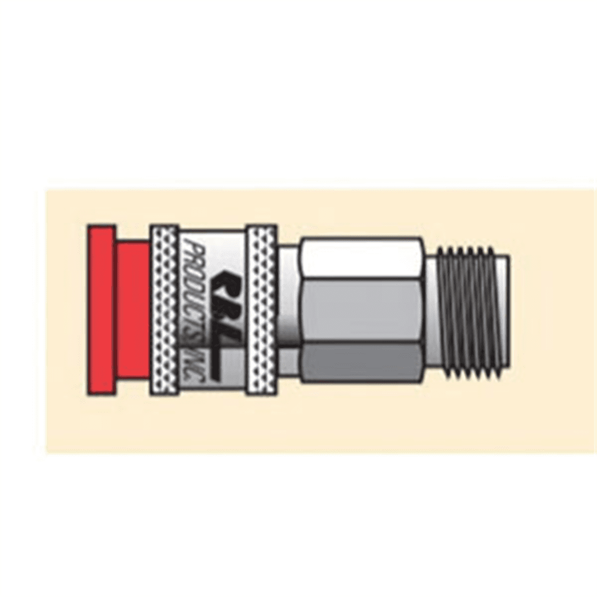 RBL Products Cock 'n Lock 621 Euro-Style/M-Style Coupler, 1/4 in, MNPT ...