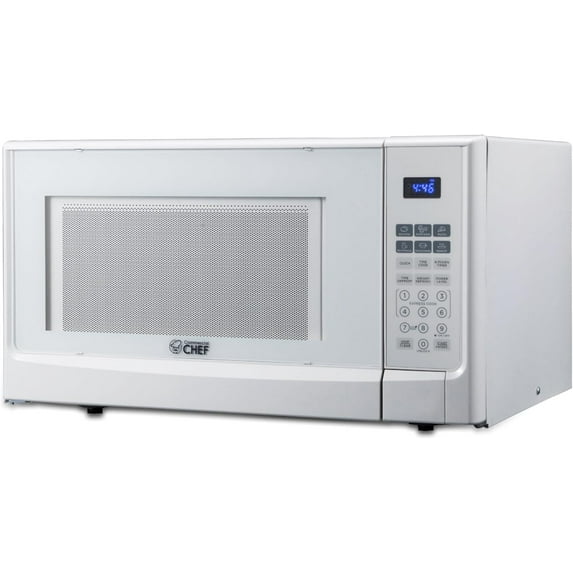 1.4 Cubic Foot Microwave with 10 Power Levels Small Microwave with Push ...