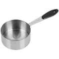 1/4 Cup Stainless Steel Measuring Cup with Magnetic Grips, Single Piece ...