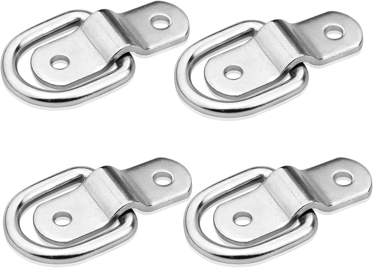 1/4" D-Ring Tie Downs Anchor Heavy Duty Stainless Steel Trailer Tie ...