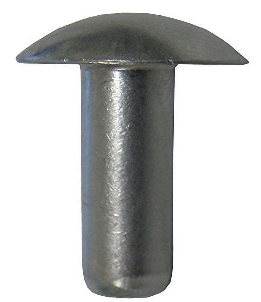 - (1/4" Diameter X 1/4" Length) Solid 1100F Aluminum Brazier Head Rivet ...