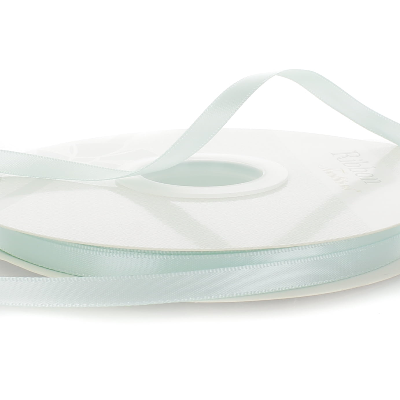 1/4" Double Faced Satin Ribbon 313 Mineral Ice 50 Yard - Walmart.com