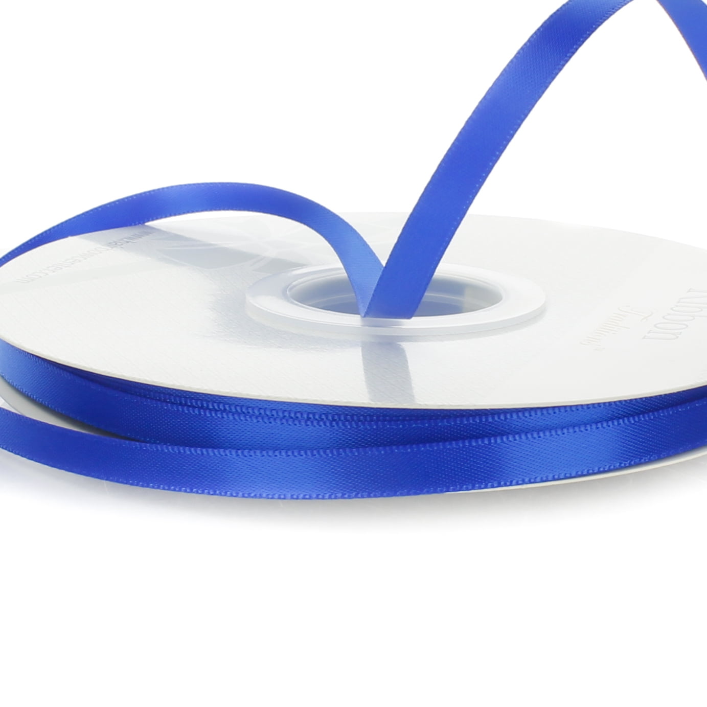 1/4" Double Faced Satin Ribbon 352 Royal Blue 10 Yard - Walmart.com