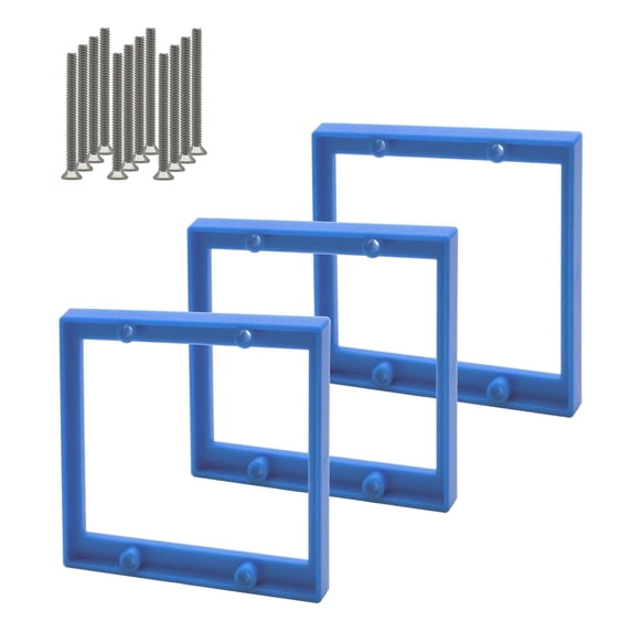 1/4” Double Gang Receptacle Outlet Box Extender,Blue Electrical Outlet ...