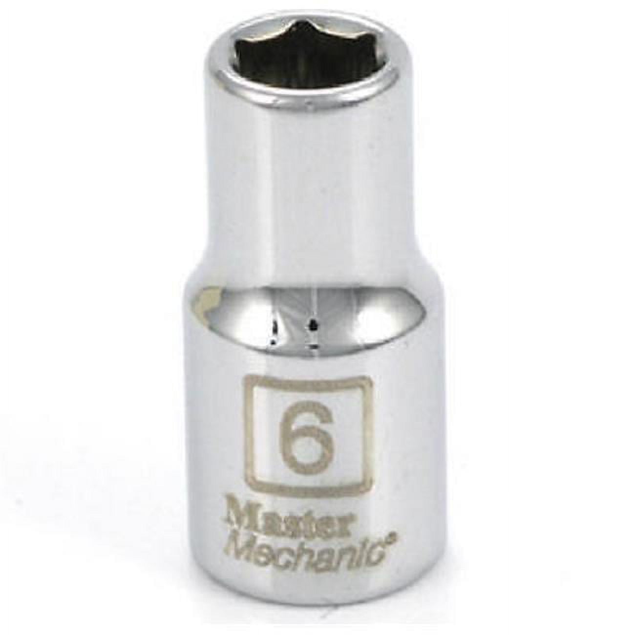 1/4" Dr 6Mm 6Pt Socket Master Mechanic Socket 199262 052088055717 ...