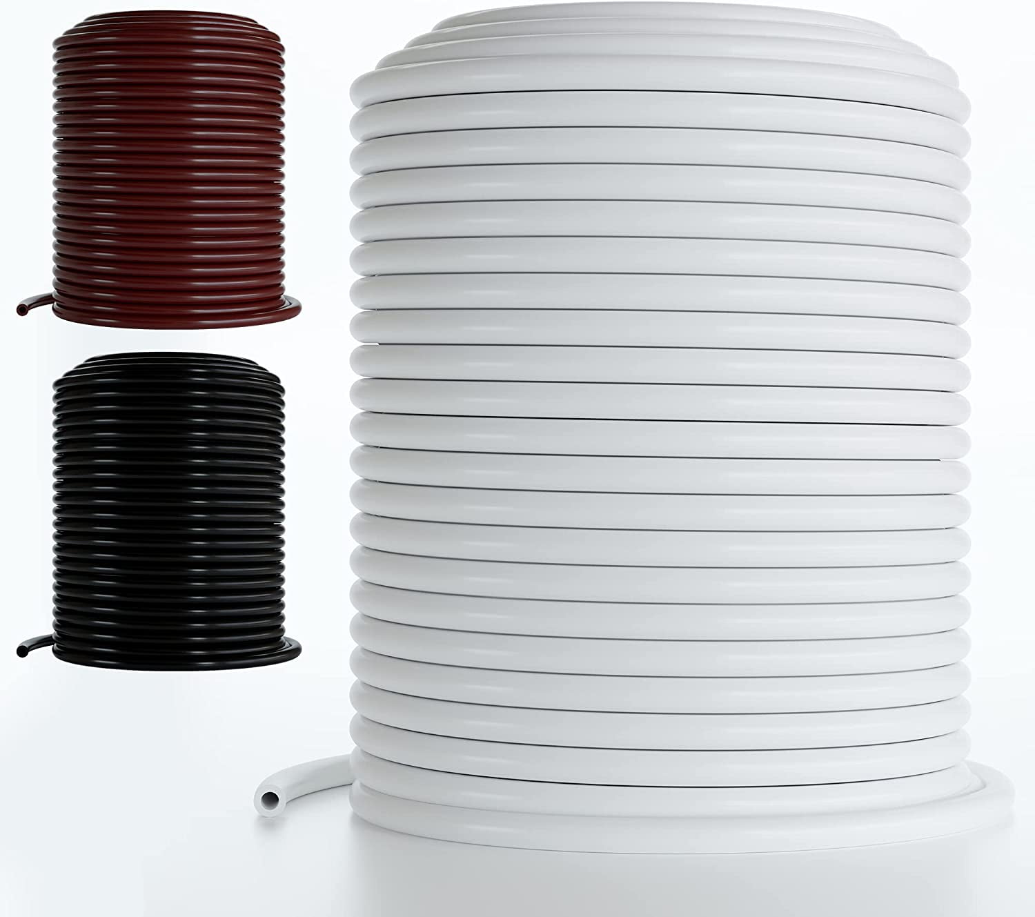 1/4 Drip Irrigation Tubing, 100 Feet, Flexible PVC Plastic Drip ...