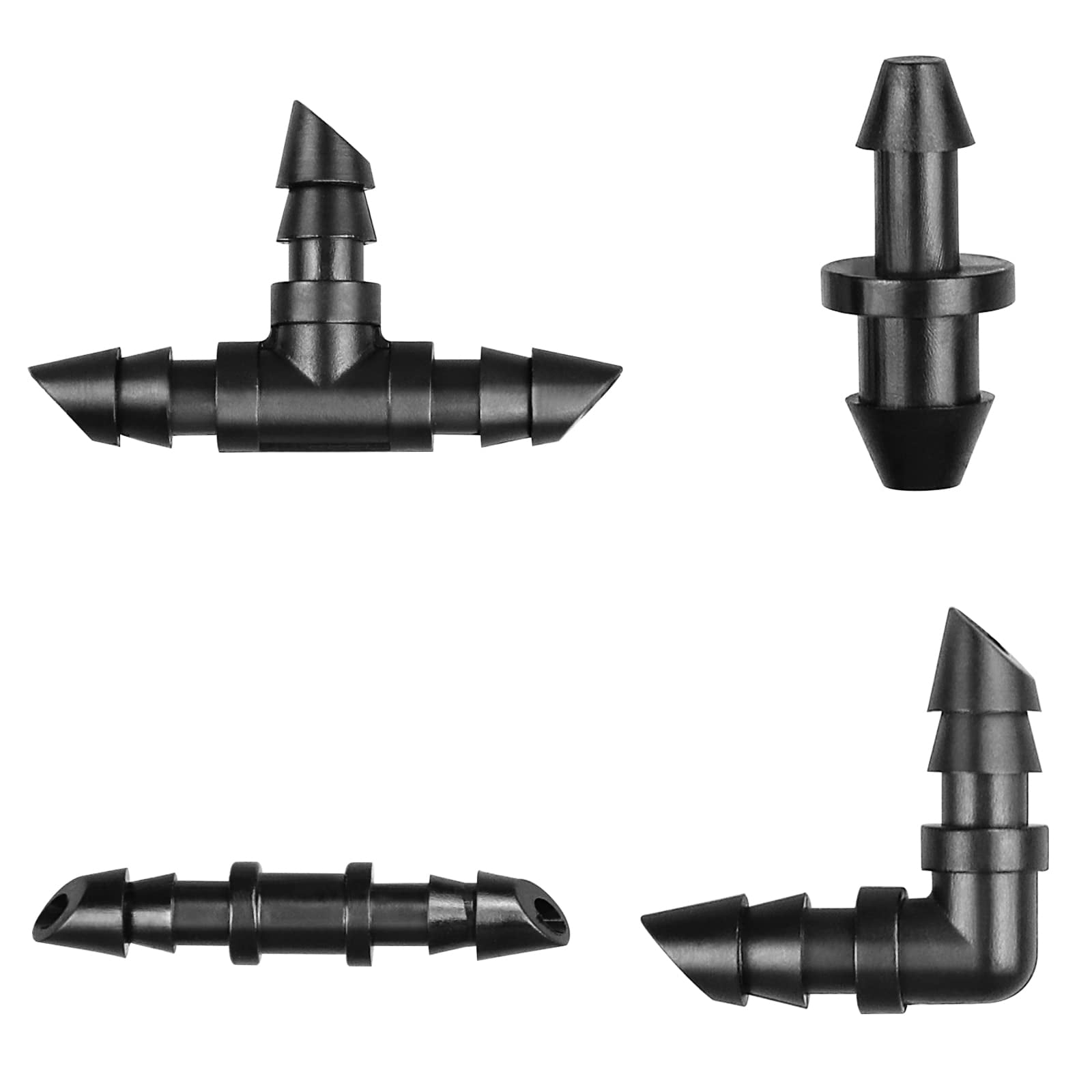 1/4" Drip Irrigation Valve - 25 Pack Shut Off Switch Fits 1/4 Inch Drip ...