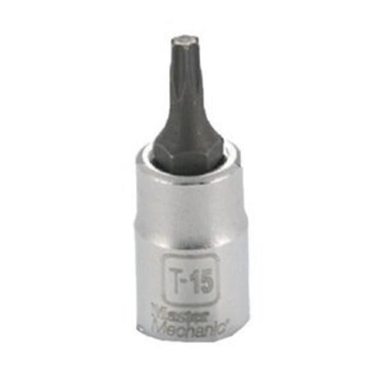 1/4" Drive, T-15 Torx Bit Socket, Apex, 263525 - Walmart.com