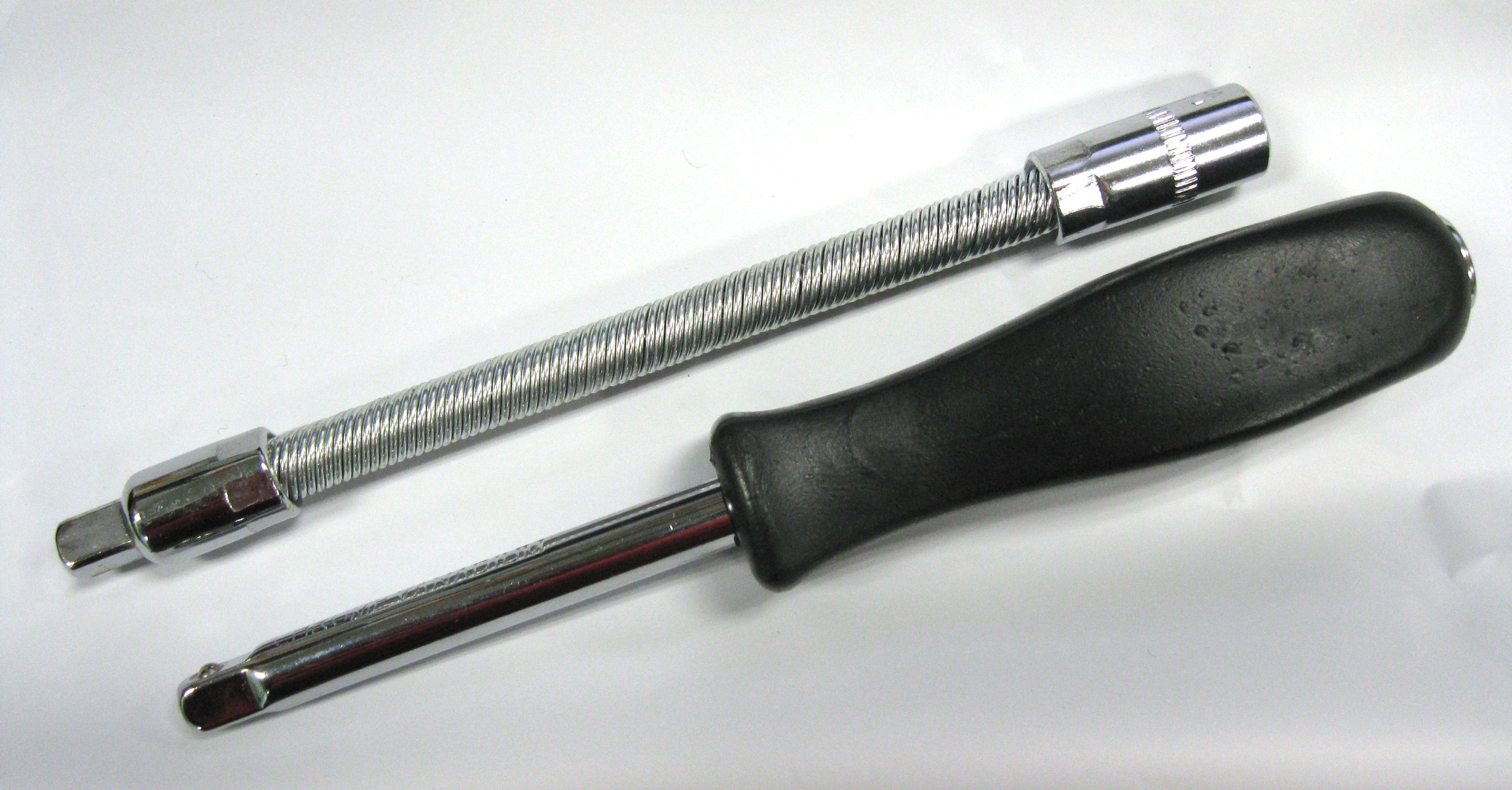 1/4" Driver Hand Spinner & 6" Flexible Socket Extension Ratchet Set ...