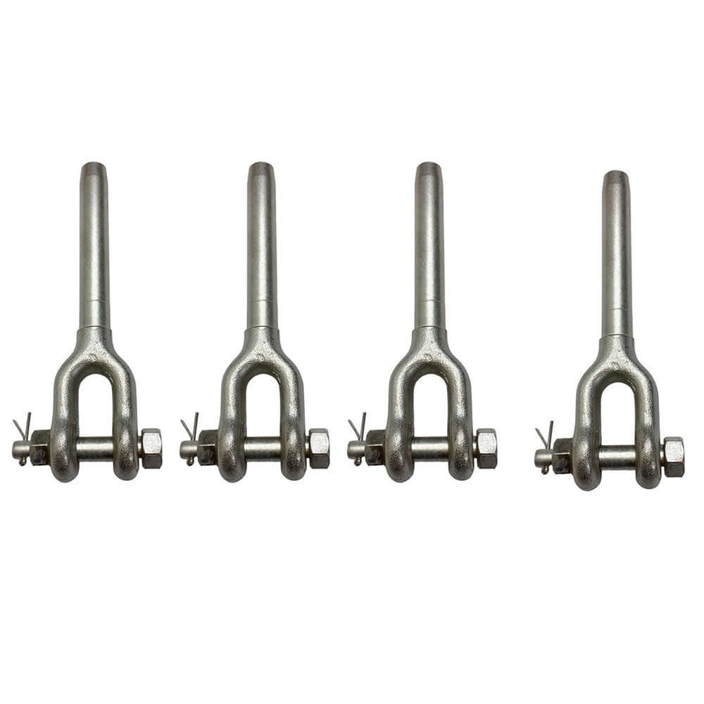 1/4" Drop Forged Open Swage Sockets Stainless Steel T316 2200 Lbs WLL 4 ...