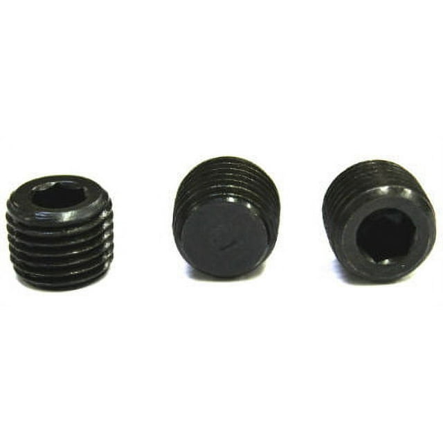 1/4" Dry Seal Socket Pipe Plugs / 3/4" Taper / Steel / Plain - 100 ...