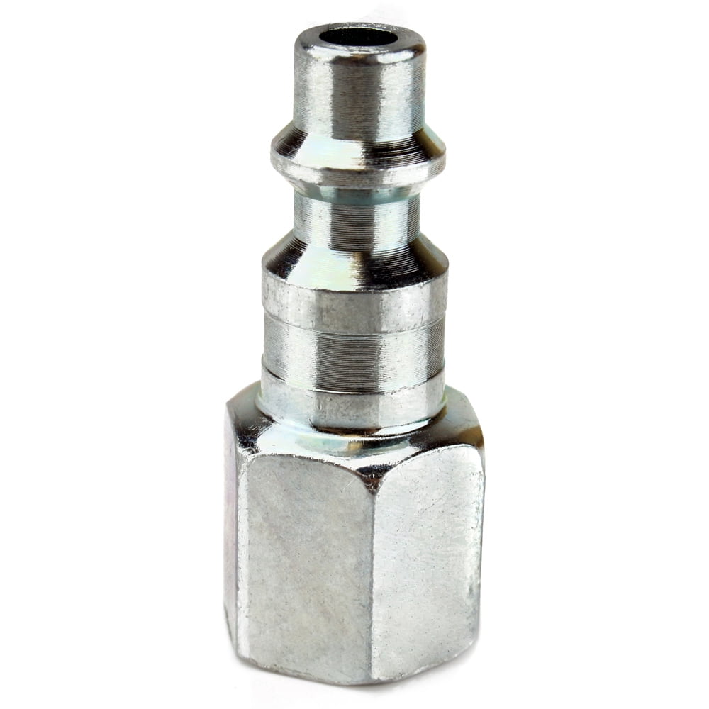 1/4" Female NPT Air Compressor Hose Quick Coupler Plug Industrial Style ...