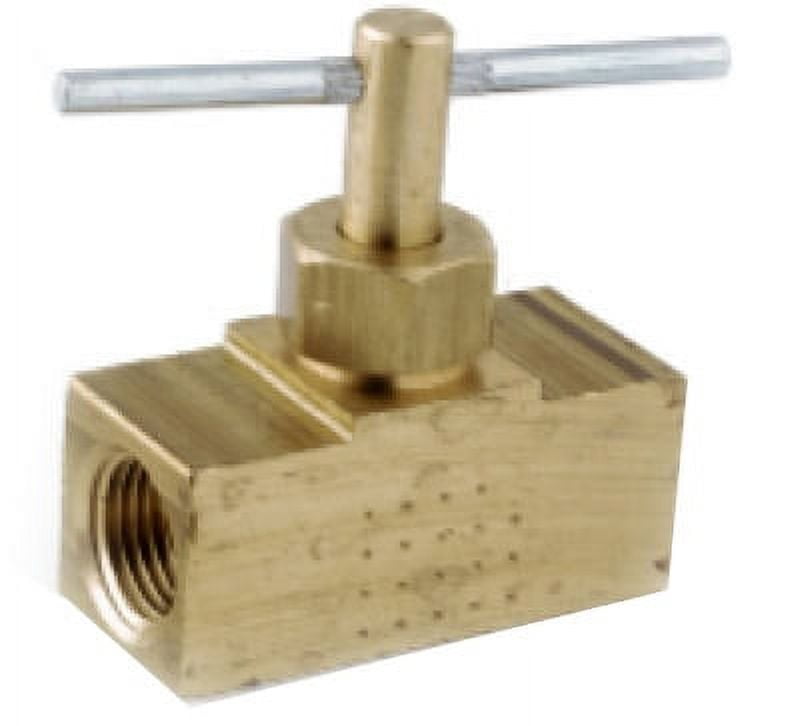 1/4" Female Pipe Thread Straight Needle Valve Lead Free Compliant Prod ...
