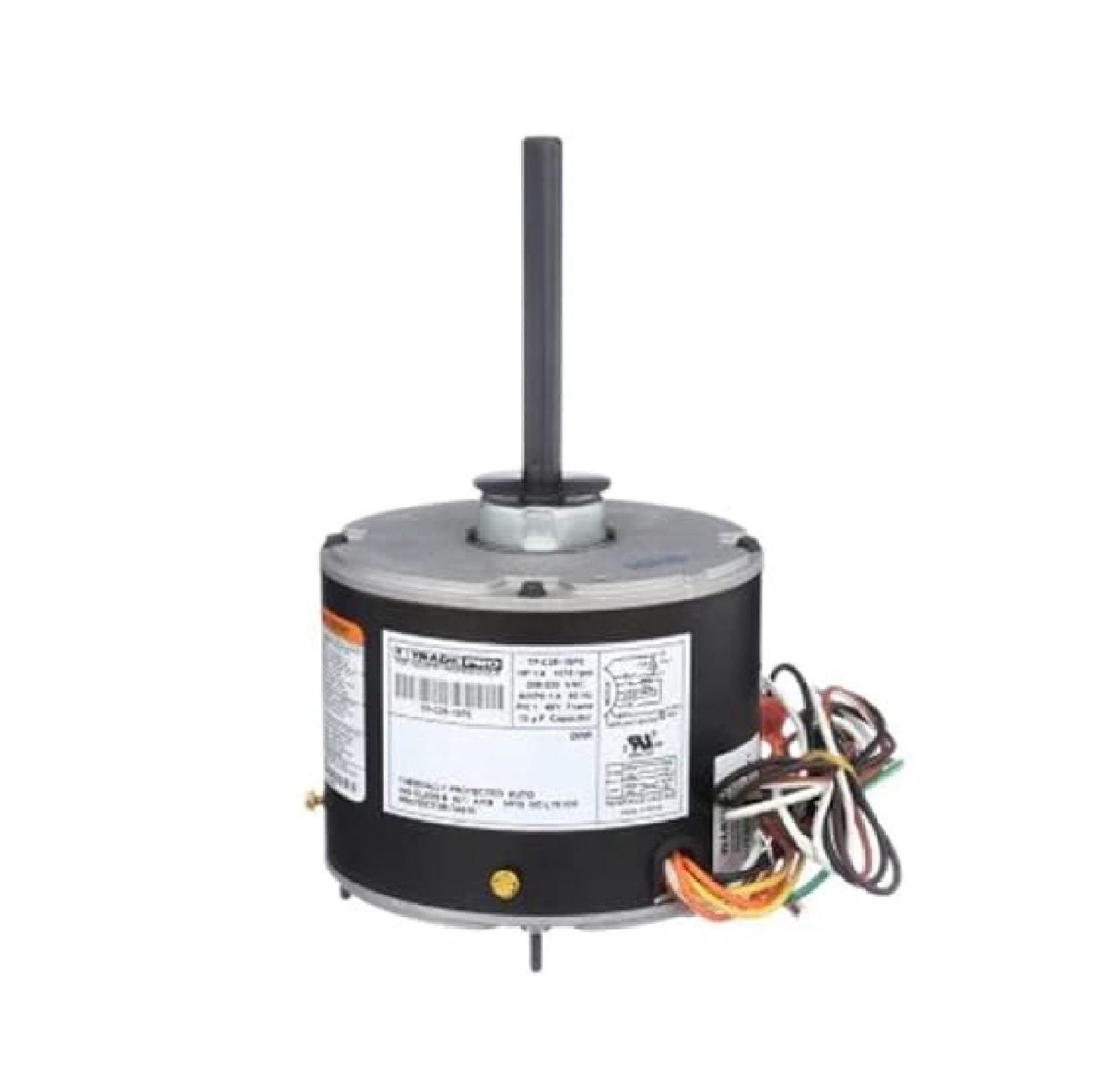 1/4 HP Condenser Fan Motor - 1075 RPM, 230V, Single Speed PSC Motor ...