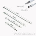 1/4 Hex Flexible Shaft Bit Holder Driver Ratchet Screwdriver Extend Rod ...