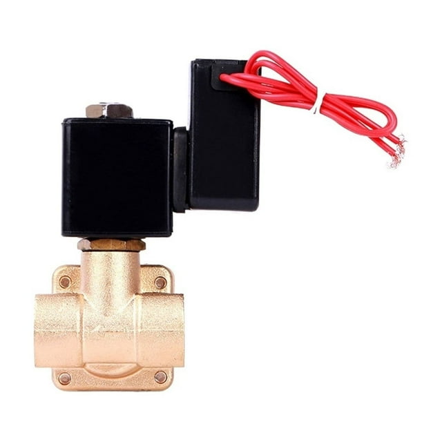 1/4" High Pressure Non Hot Normally Closed Brass 15mm Solenoid Valve 24Vac 12VDC 24VDC For Water ...