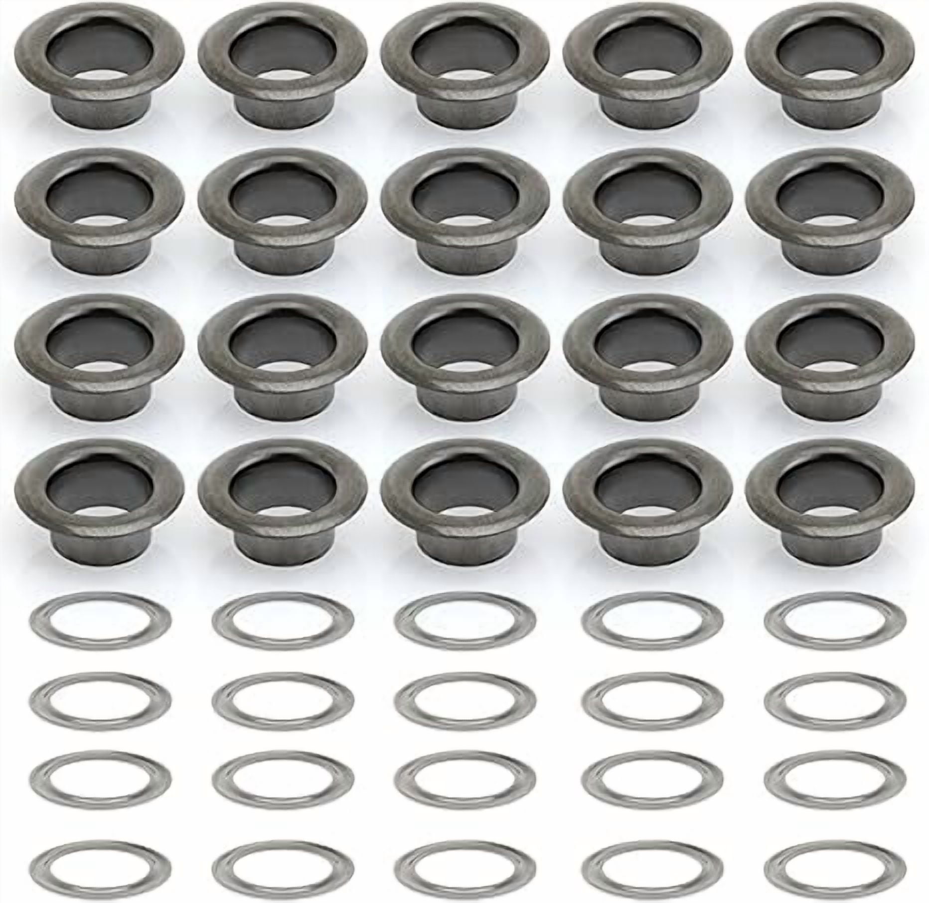 1/4" Hole Size Metal Grommets Eyelets with Washers for Bead Cores ...